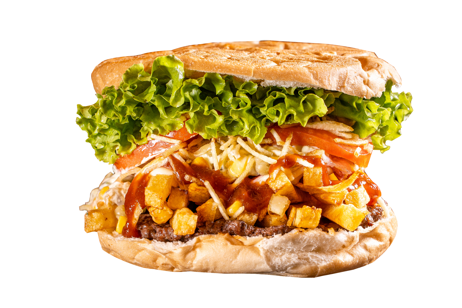 Xis fritas – Grande – Falkao Lanches